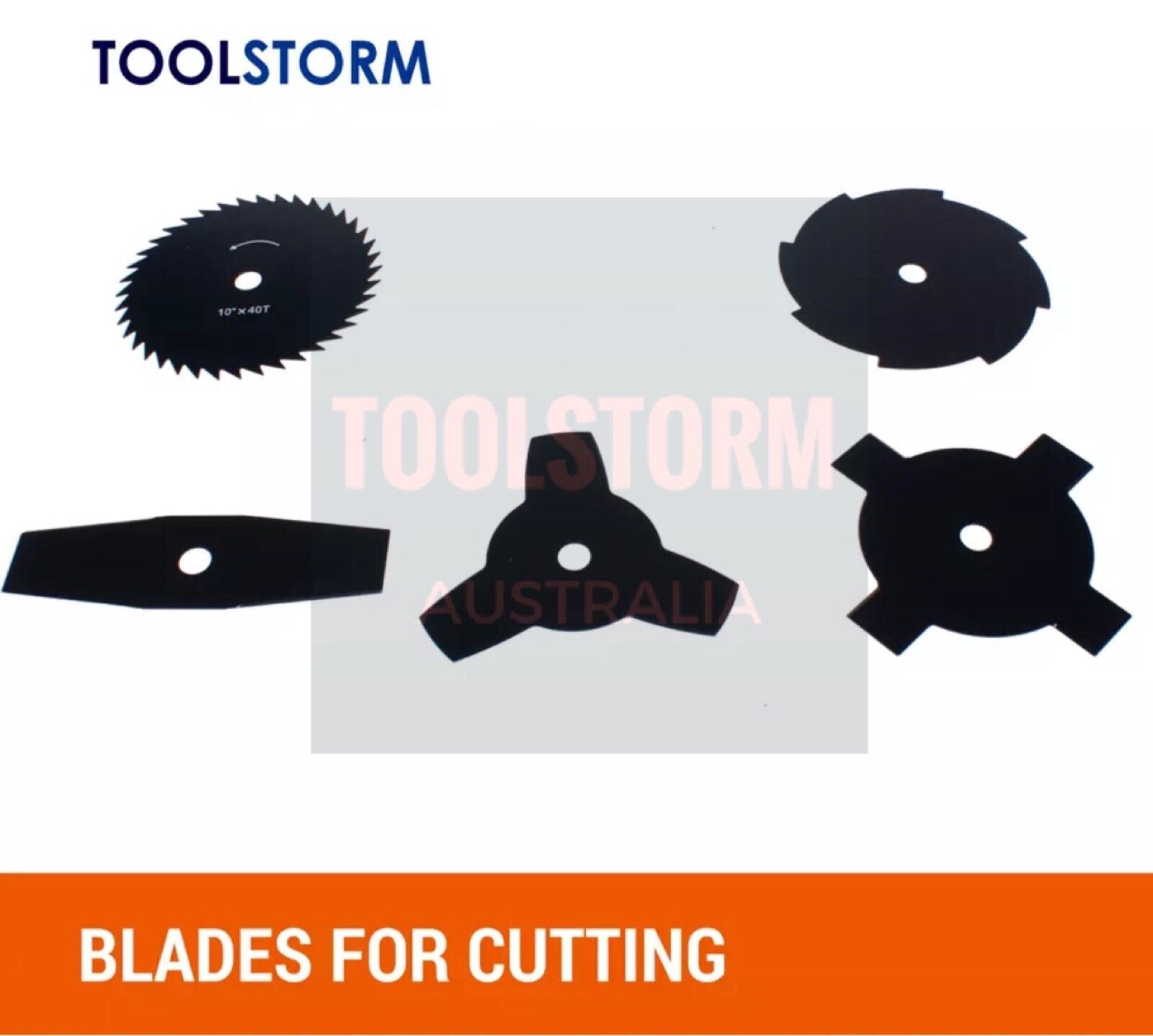 5 x BRUSHCUTTER BLADE FOR ALDI Ferrex 6 in 1 Multi Garden Tool 700305
