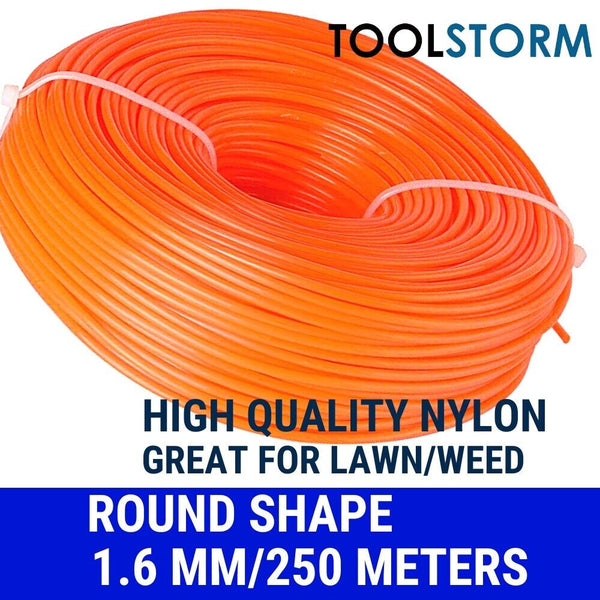 1.6mm 250M TRIMMER LINE WHIPPER SNIPPER CORD WIRE BRUSH CUTTER BRUSHCU ...