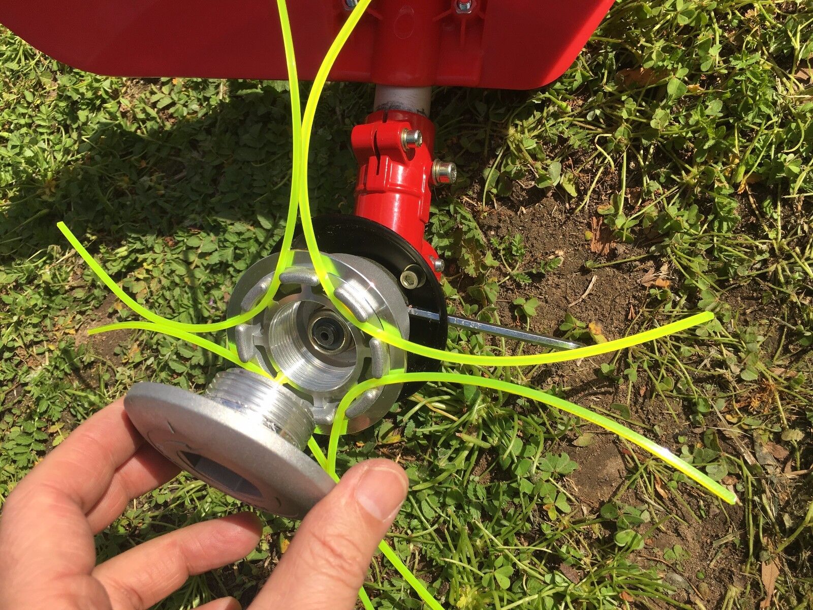 UNIVERSAL ALLOY LINE TRIMMER HEAD WHIPPER SNIPPER BRUSHCUTTER BRUSH CU ...