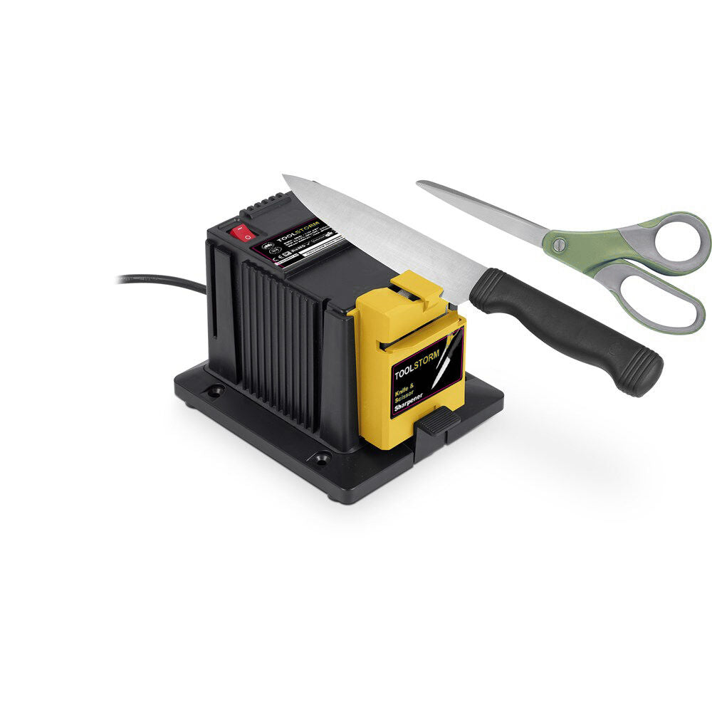 96W ELECTRIC MULTI TOOL SHARPENER DRILL BIT 13MM KNIFE SCISSOR 2XGRIND ...