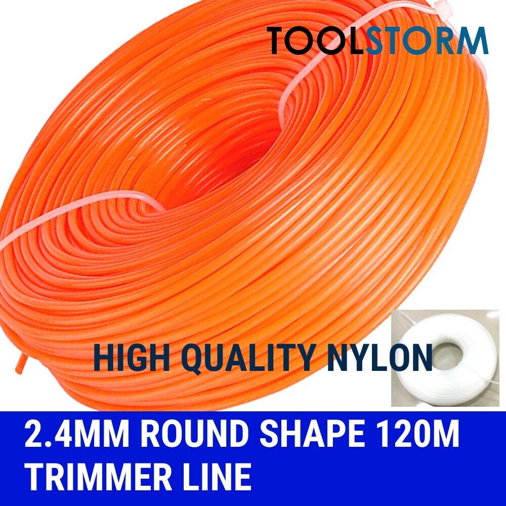 2.4MM 120M TRIMMER LINE WHIPPER SNIPPER CORD WIRE BRUSH CUTTER BRUSHCU ...